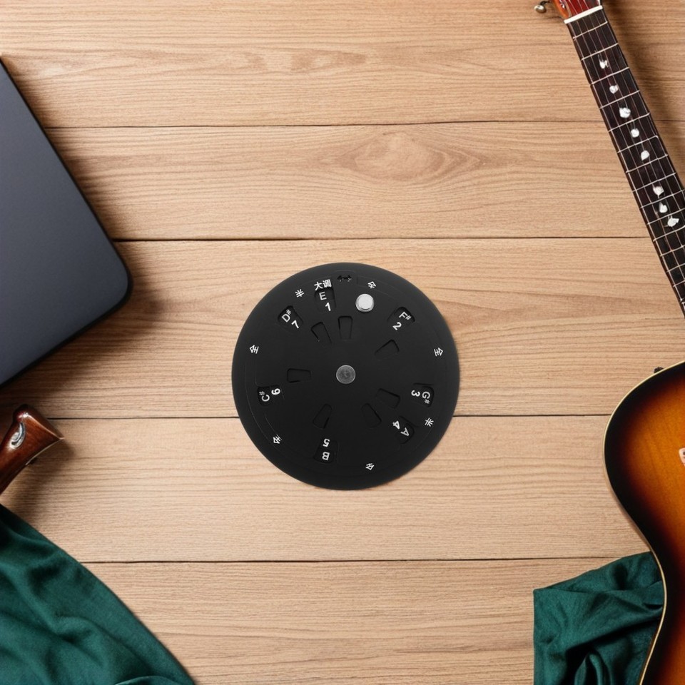 Guitar Circle of Fifths Turntable 5ths Wheel Chord Progression Chart ...