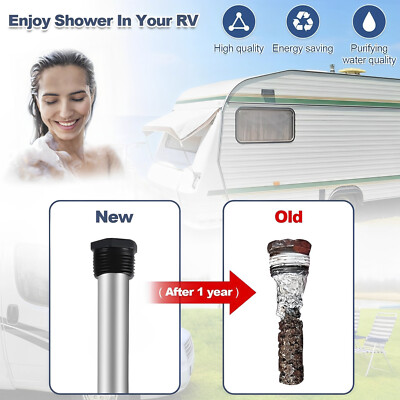 Magnesium Anode Rod 44" Flexible Hot Water Heater Anode Rod Metal Water ...