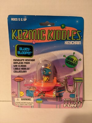 2001 Basic Fun Kozmic Kiddles Keychain Bluey-Blooper NRFC Sealed | eBay