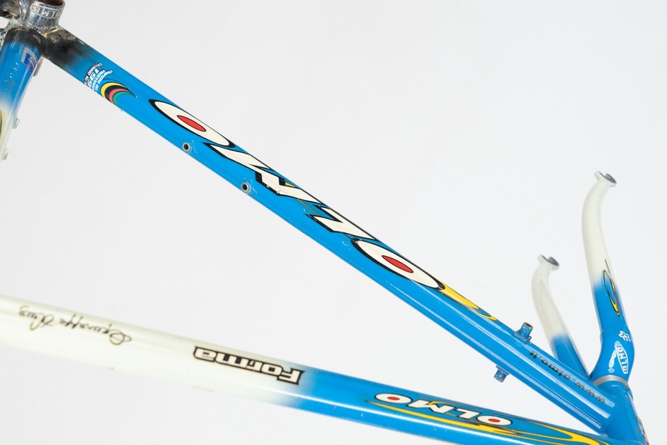 OLMO FORMA FRAME SET VINTAGE ROAD RACING BIKE ITALIAN OLD STEEL ...