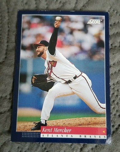 1994 Score Atlanta Braves Baseball Card #126 Kent Mercker | eBay