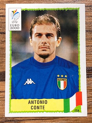 Panini EURO 2000 Stickers Seal No.179 Antonio Conte Italy | eBay