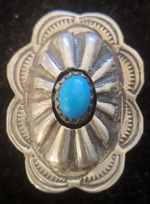 Vintage Native American Navajo Shadow Box Turquoise Button Cover | eBay