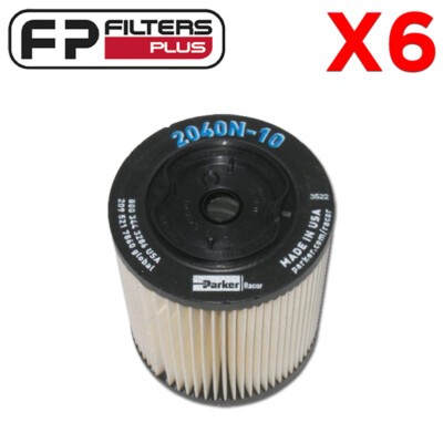 6 x 2040V10 Genuine Racor Fuel Filter - 900 Series 2040N-10, FS20402 ...