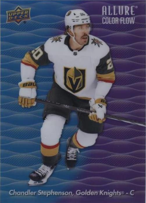 2023-24 Upper Deck Allure - Color Flow Chandler Stephenson #CF-21 Blue ...