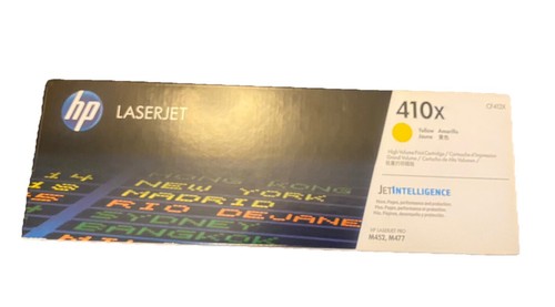 GENUINE HP CF412X 410X YELLOW LASERJET CARTRIDGE HP M452 M477 | eBay