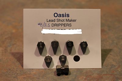 Oasis Lead Shot Maker Drippers - #8-8.5, Set of 7 - One Hole | eBay