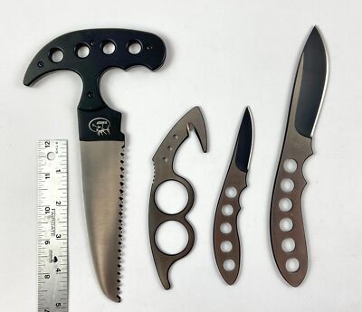 Browning RMEF Field Hunting Meat Processing Knives with Case 4-Pack | eBay