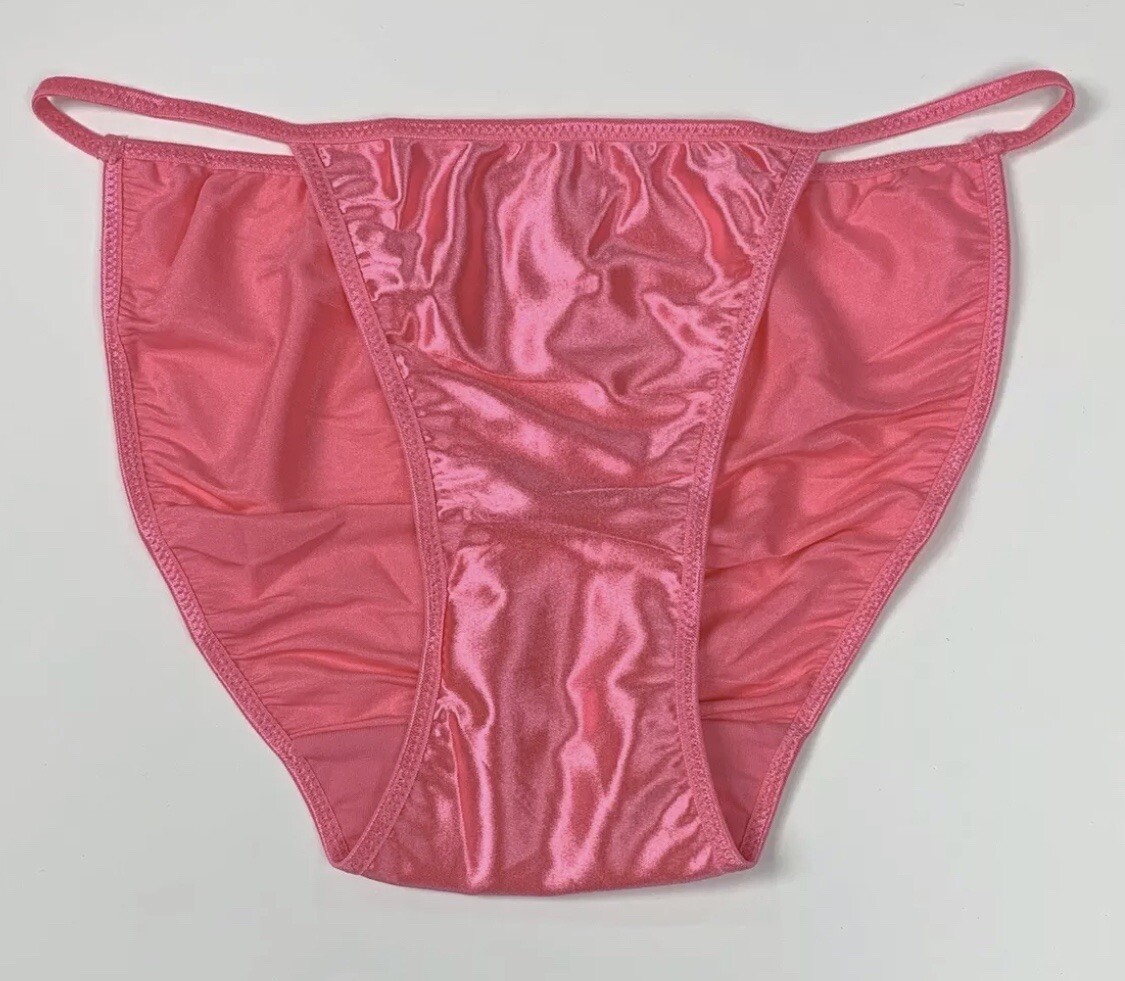 Satin String Bikini Panties · Second Skin Satin · 8-P… - Gem