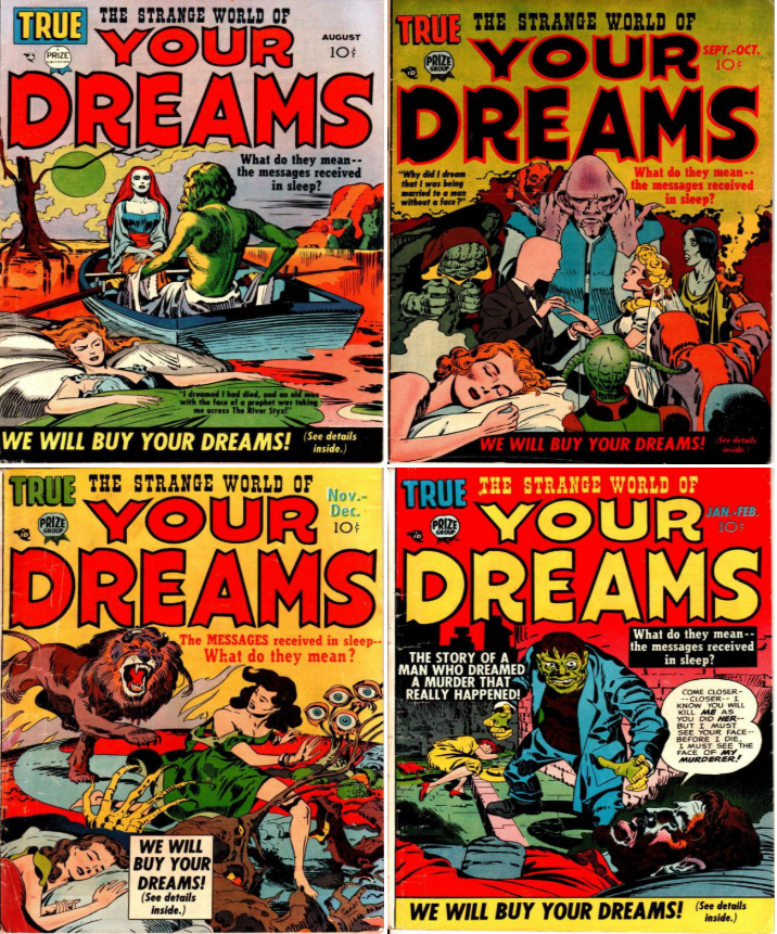 1952 - 1953 Strange World of Your Dreams Comic Book Package - 4 eBooks ...
