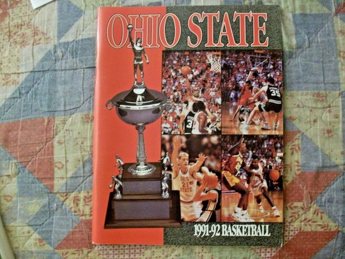 1991-92 OHIO STATE BUCKEYES BASKETBALL MEDIA GUIDE Yearbook JIM JACKSON ...