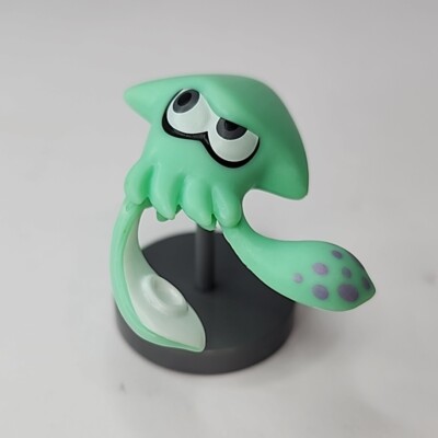 2023 Splatoon 3 1" Light Blue Teal Inkling Squid Form Furata Choco Egg ...