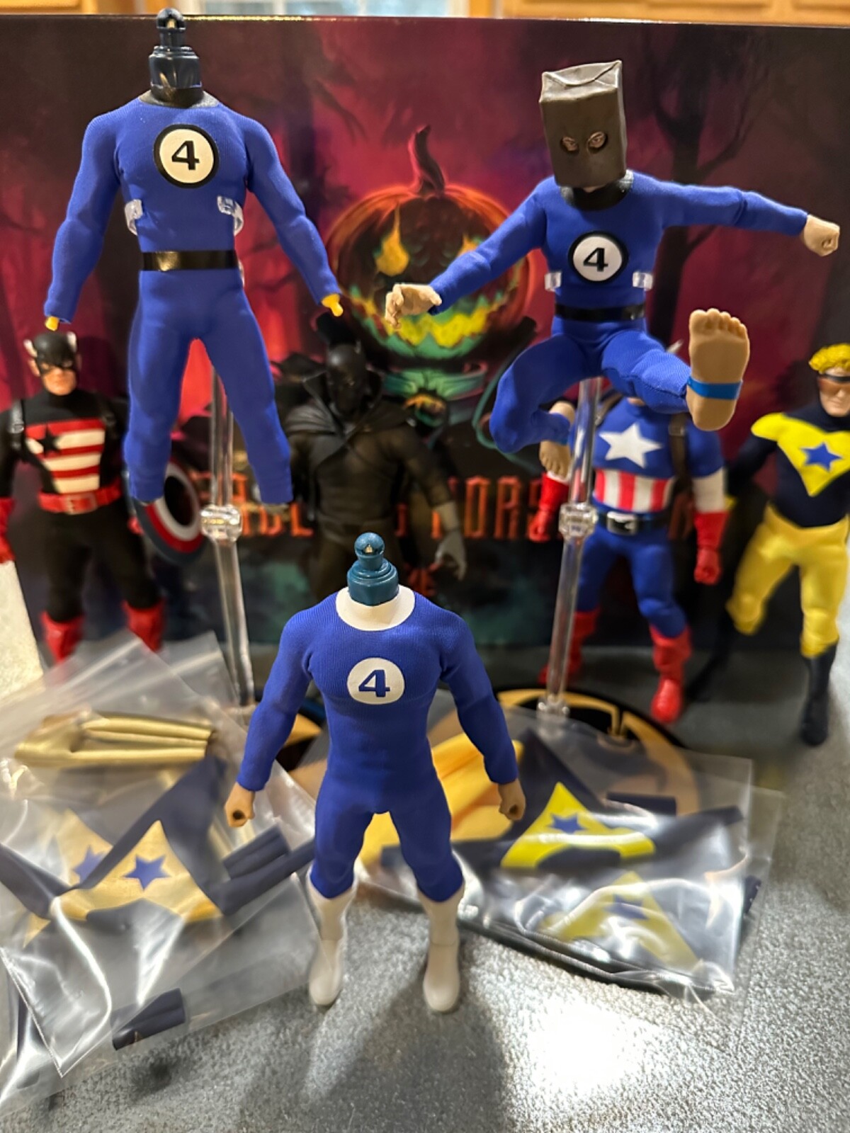 Mezco one 12 scale , nota 1/12 fantastic four suit | eBay