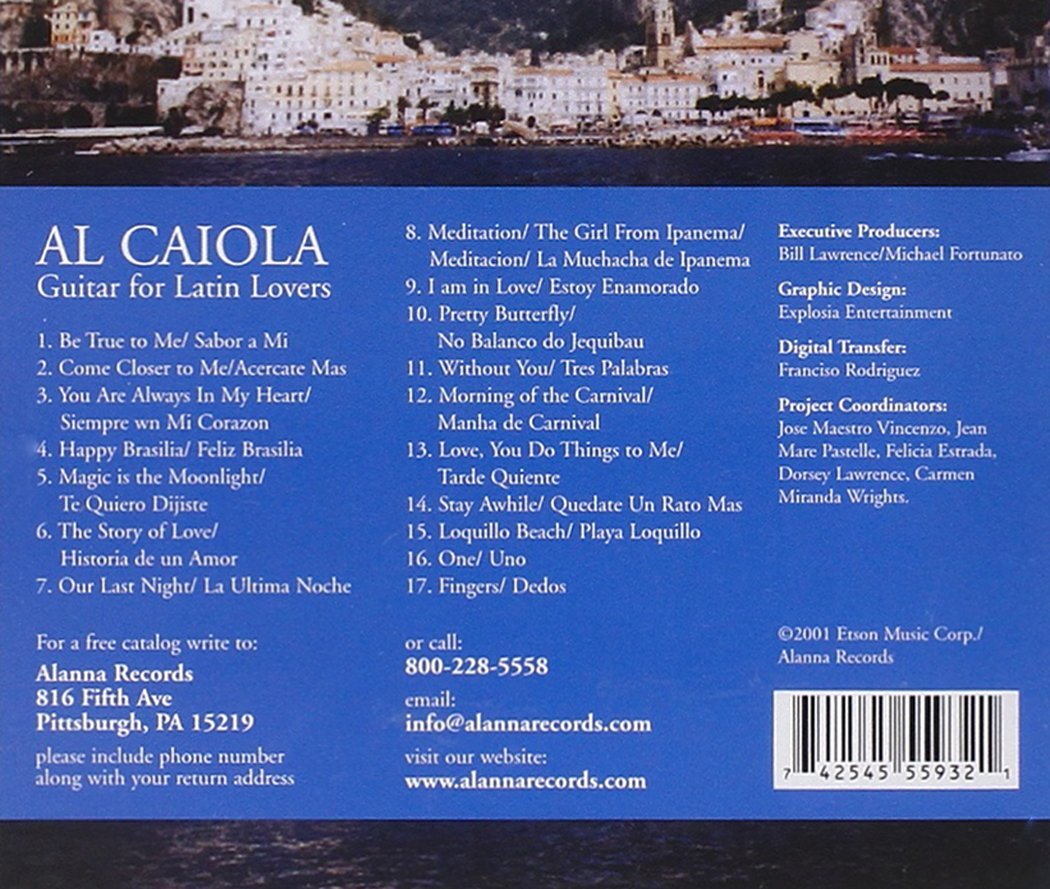 Al Caiola Guitar for Latin Lovers (CD) | eBay