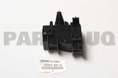 5256360110 Genuine Toyota RETAINER RR BUMPER 52563-60110 | eBay