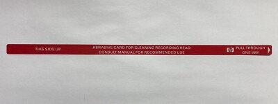 HP PROGRAM CARD Abrasive Head Cleaner Card for HP-71B HP-75C HP-75D ...