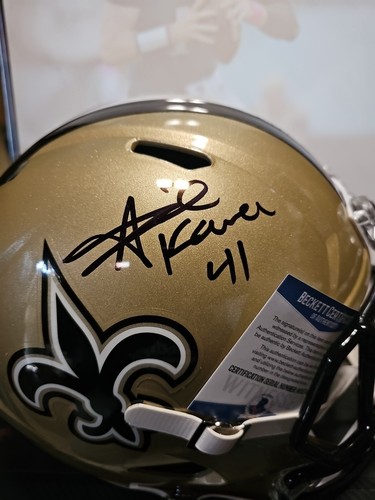 ALVIN KAMARA AUTOGRAPHED NEW ORLEANS SAINTS FULL SIZE SPEED HELMET ...