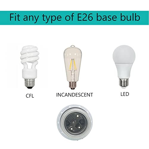 Keyless Porcelain Threaded Socket Medium Base E26 with Brackets | eBay