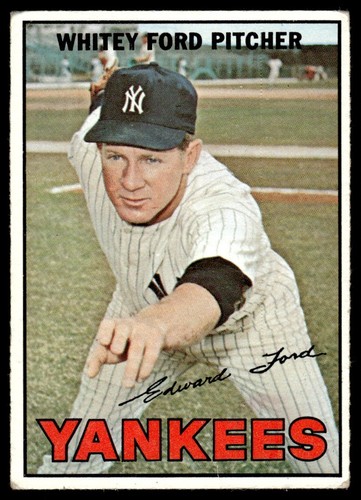 1967 Topps Whitey Ford New York Yankees #5 | eBay