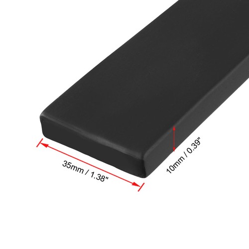 Solid Rectangle Rubber Seal Strip 35mm Wide 10mm Thick, 1 Meter Long ...