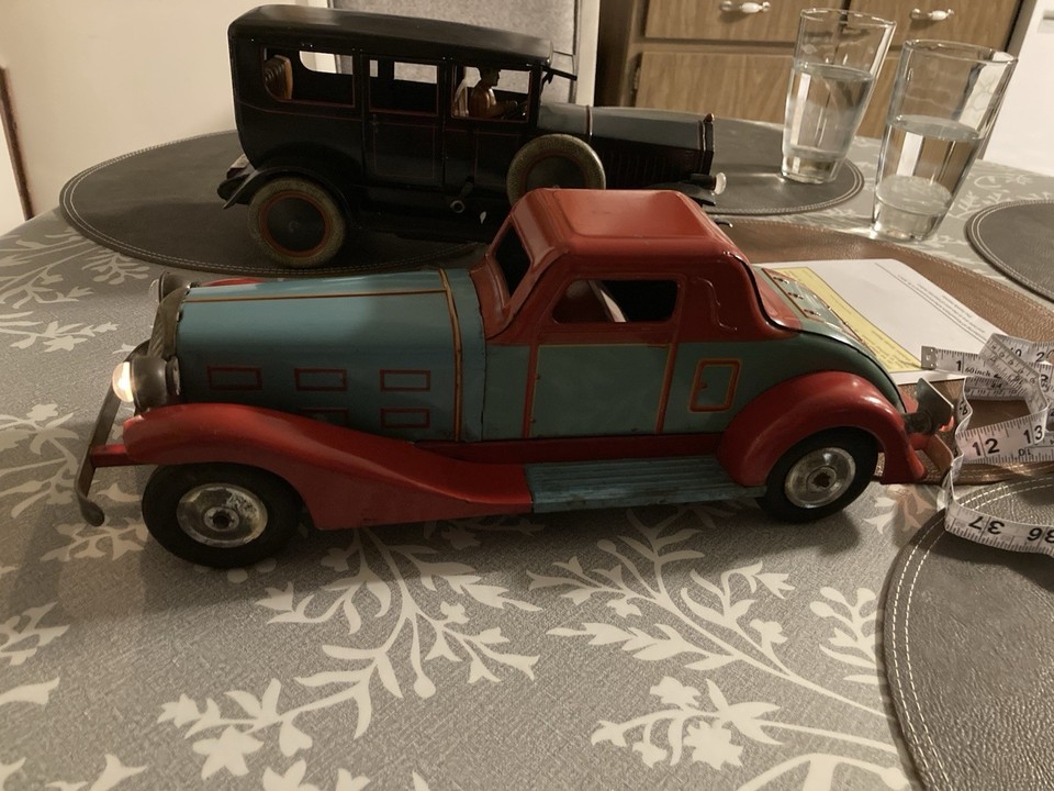 1930s Marx Electric Coupe Battery Operated Original Rare Color ...