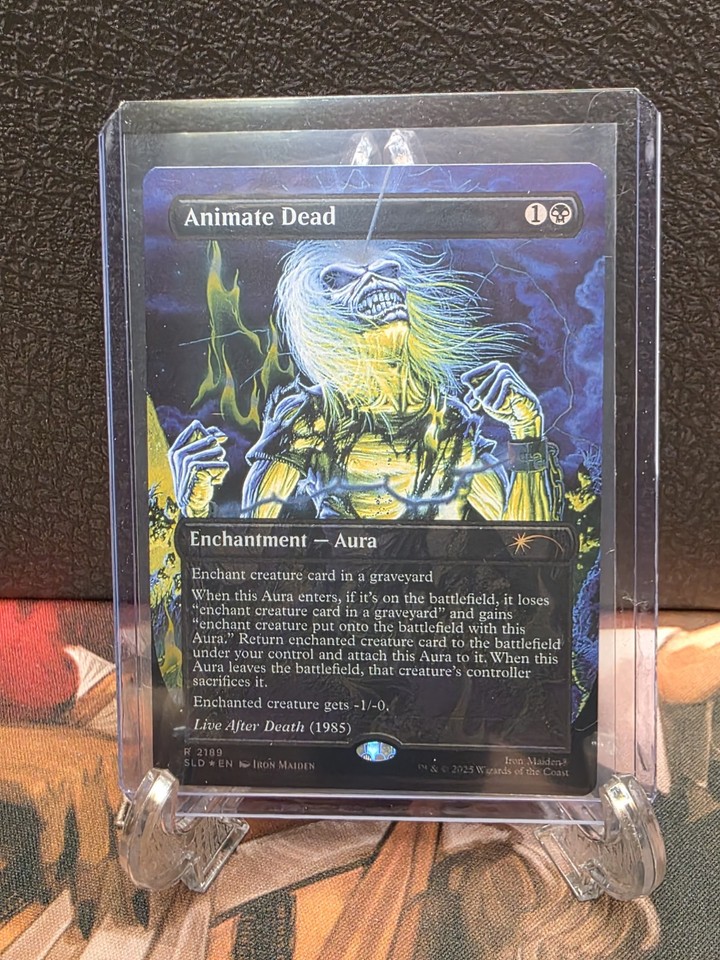 Animate Dead (Rainbow Foil) #2189 Iron Maiden: Album Art (Secret Lair ...