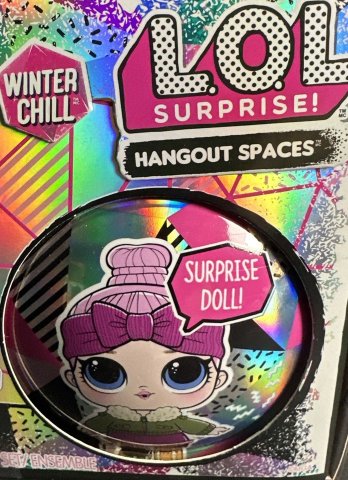 LOL Surprise Doll & Winter Chill Hangout Spaces Fire Lodge Furniture ...