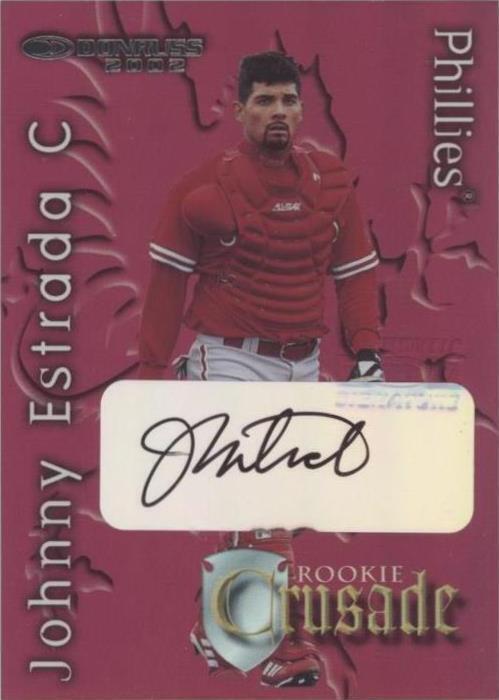 2002 Donruss The Rookies - Crusade Johnny Estrada #RC-7 Autographs /400 ...