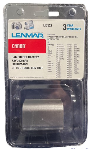 Lenmar Canon Camcorder Battery 7.2V | eBay