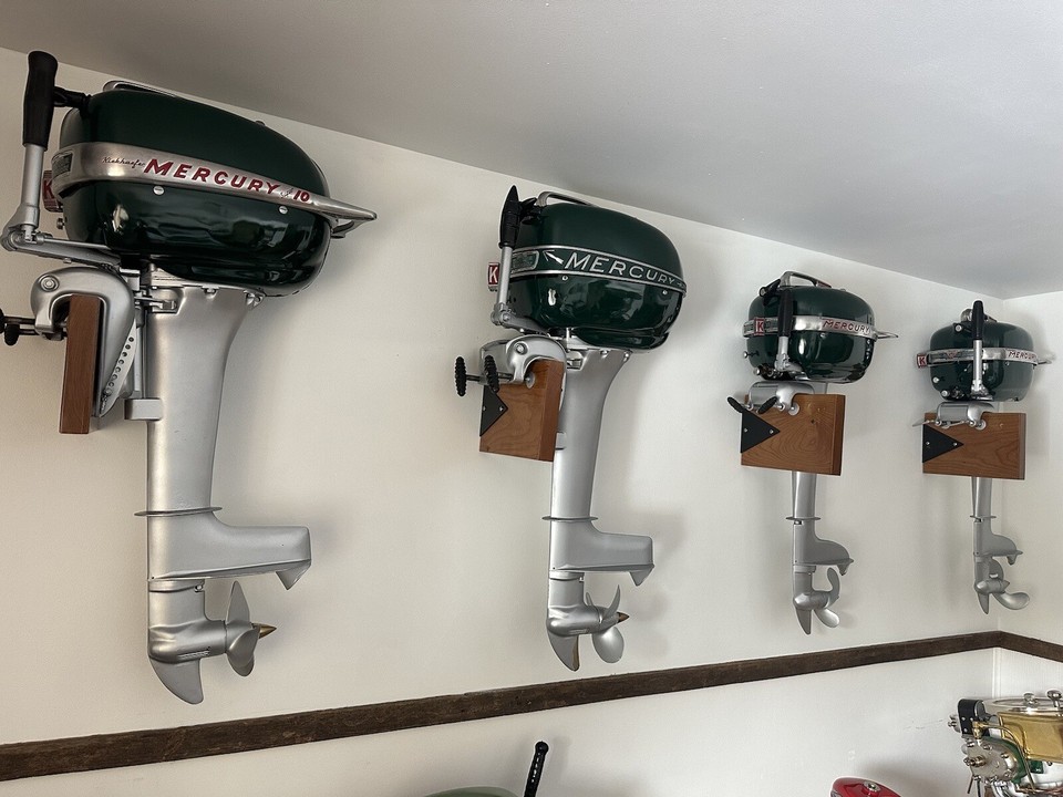 Beautiful Cherry Outboard Motor Wall Mount Stand | eBay