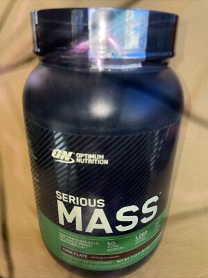 Optimum Nutrition Serious Mass Protein Powder Chocolate 3 LB (1.36 KG ...