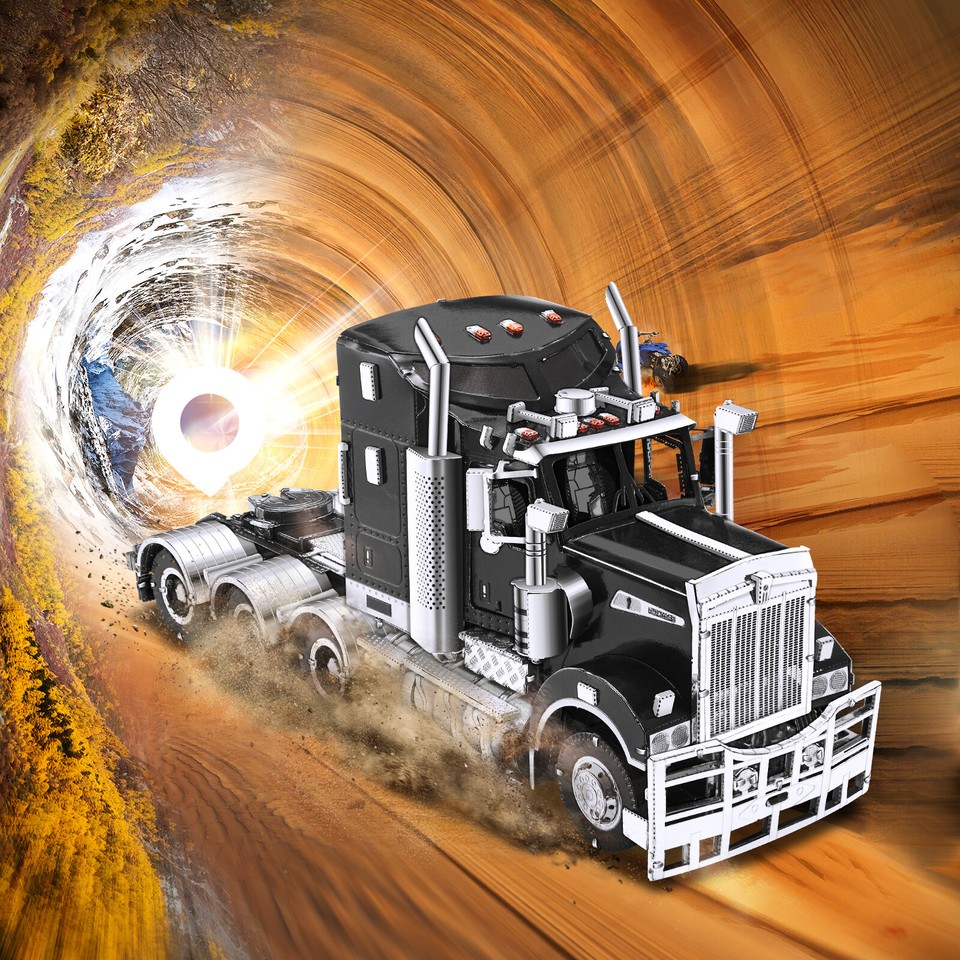 Piececool 3d Model Kits for Adult Trucks T909 Metal Puzzle halloween ...