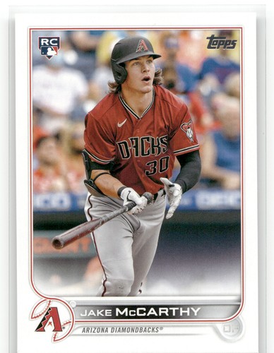 JAKE MCCARTHY Rookie Card 2022 Topps Complete Set Series Two #370 ...