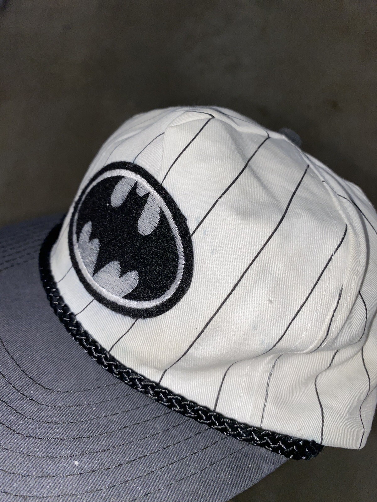 Vintage Snapback 1991 DC Comics Batman Hat Pinstripe … - Gem