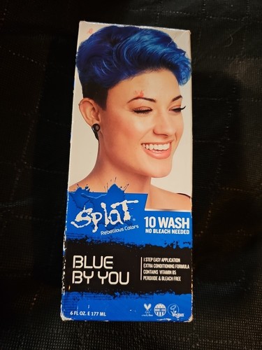 Splat Rebellious Colors Blue By You 10 Wash No Peroxide Temporary Hair ...