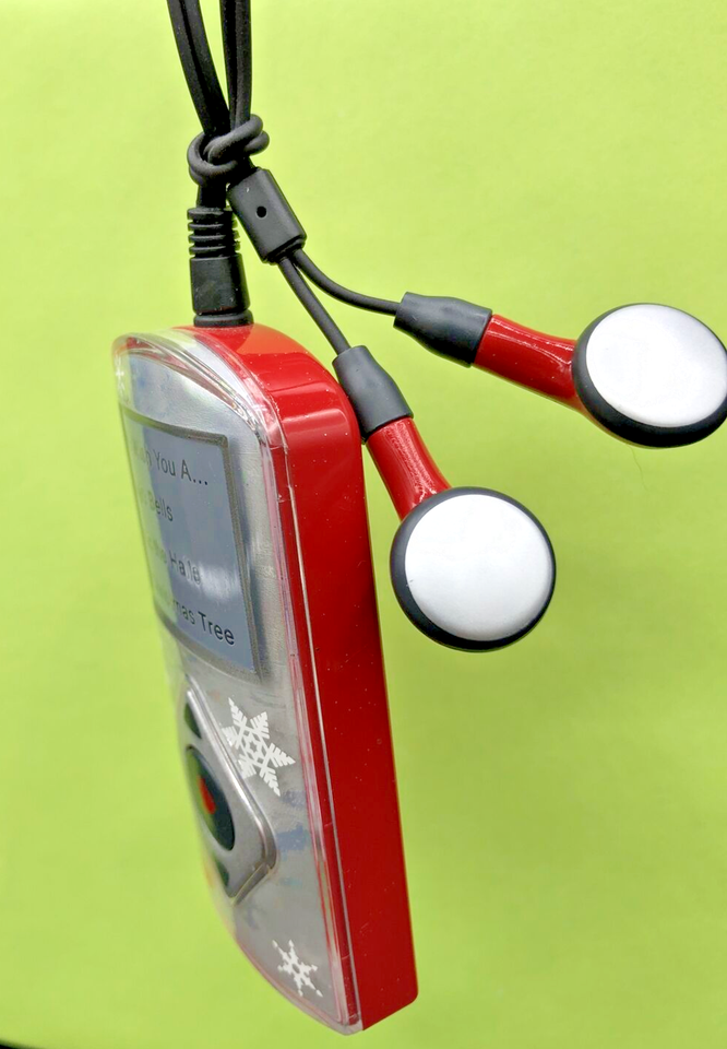 2006 Hallmark Keepsake Christmas Ornament MP3 Player Magic Sound Light ...