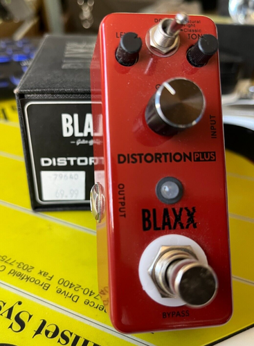 DISTORTION B BLAXX/STAGG BX- 3-Mode Efx Pedal Electric Guitar + FREE AC ...