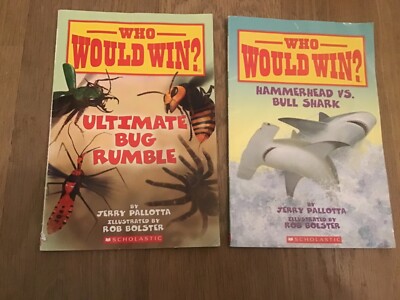 Who Would Win? Books Lot of 2: Ultimate Bug Rumble & Hammerhead vs Bull ...