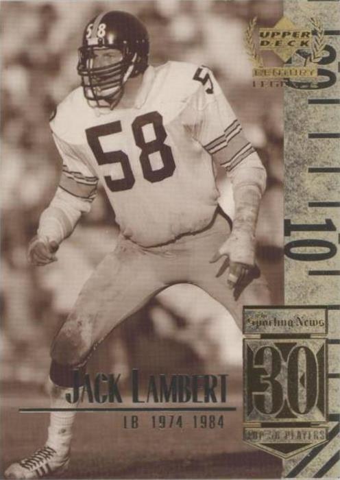 1999 Upper Deck Century Legends - Jack Lambert #30 for sale online | eBay