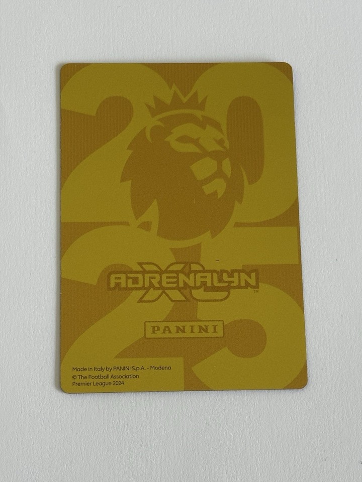 PANINI ADRENALYN XL PREMIER LEAGUE 2025 INVINCIBLE PLASMA GOLDEN BALLER ...