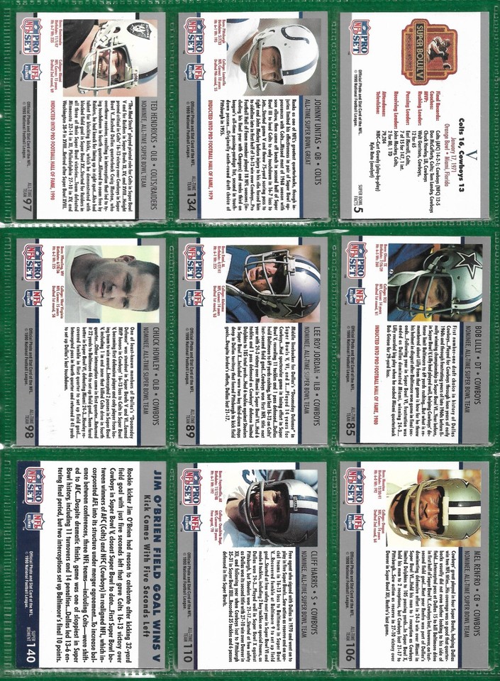 NFL Football 1970s 1980s 1990s 2000s Team Sets and Lots | eBay