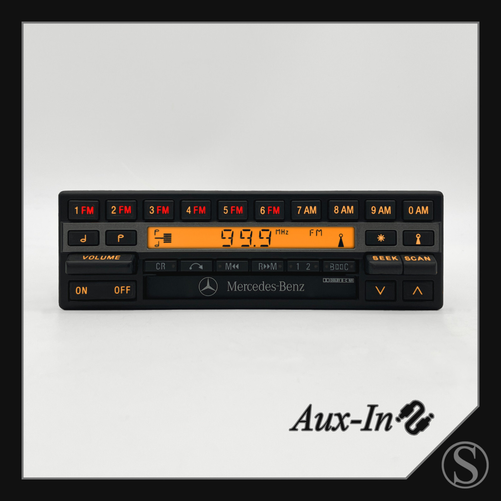 Becker Grand Prix Electronic BE1480 Radio Aux-In Mercedes W124 W126 ...