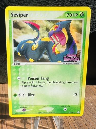 Pokemon TCG EX Holon Phantoms Set HOLO Seviper 32/110 - (LP/NM) | eBay