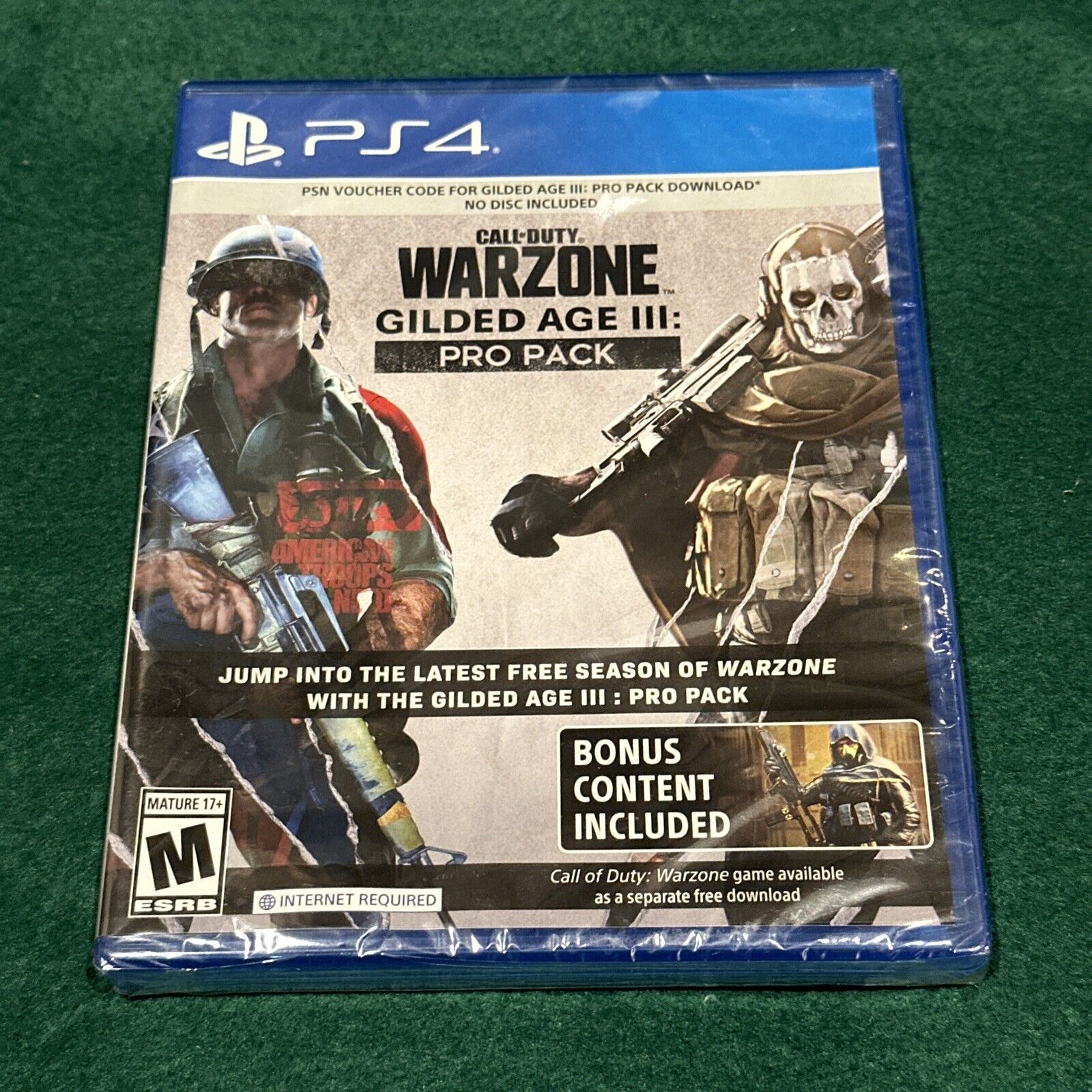 Ps4 Playstation 4 Cod Call Of Duty Warzone Gilded Age Iii 3 Pro Pack