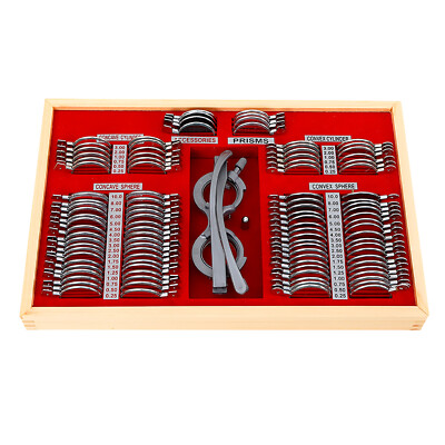 104PCS Optometry Kit Aluminum Optical Trial Lens Frame Metal Rim ...