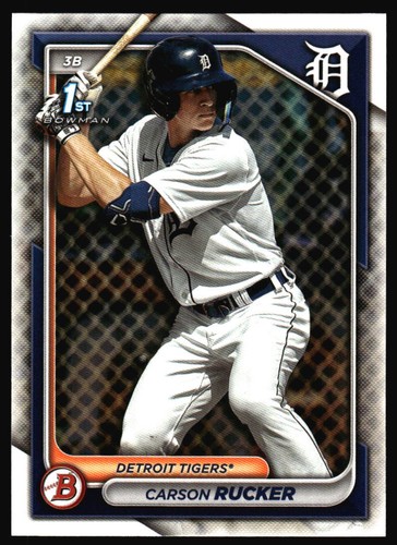2024 Bowman Carson Rucker #BP-65 Detroit Tigers | eBay