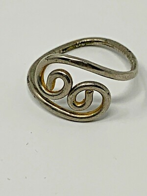 Silver PL Adjustable Toe Ring / Open Ring / Pinkie Ring (JB18) | eBay