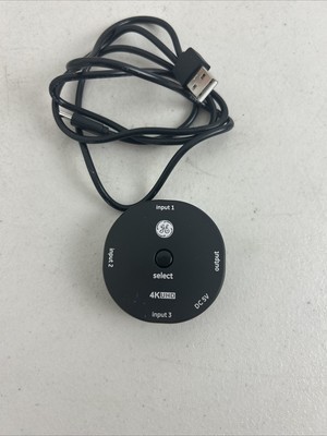 GE - 3-Device HDMI Switch Supports 1080p resolution and 4K Ultra HD ...