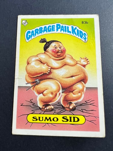 Pre- Owned UK Garbage Pail Kids Sumo Sid Card (83b) | eBay