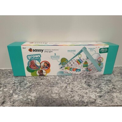 New Sassy Sensory Stations Play Gym Stem Concepts Tummy Time | eBay